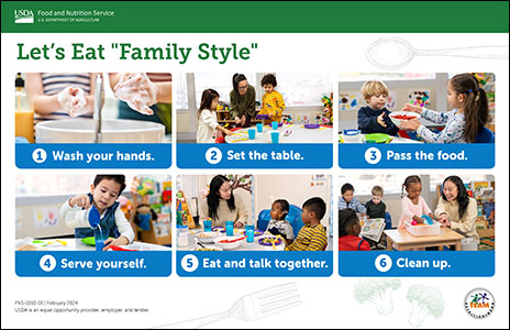 Family Style Meal Service With Children in the CACFP | Food and ...